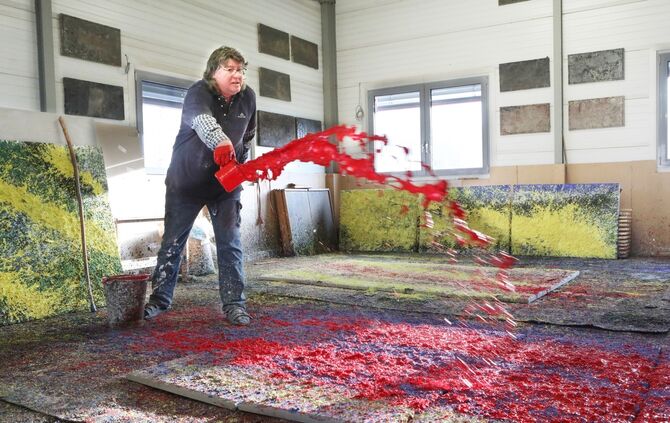 Ein Künstler als Gesamtkunstwerk: Der Urbacher Ehrenfried Frank ist tot ...