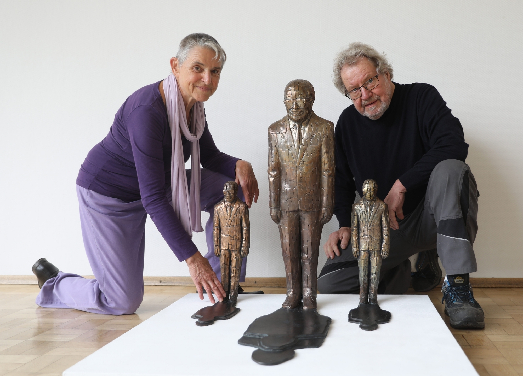 "Lebensnahe Themen": Bildhauer Guido Messer stellt im Druckhaus ...