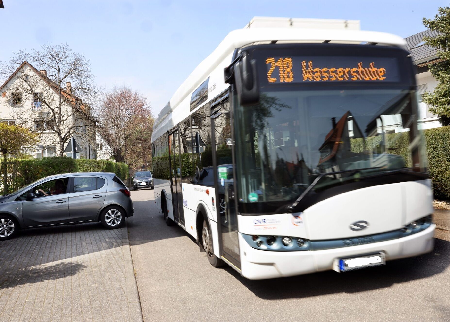 Emil-Münz-Straße in Waiblingen gesperrt: Bus 218 fährt weiter Umleitung ...