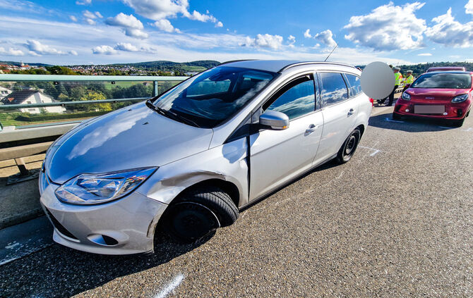 Winnenden: Unfall auf der B14 am Freitagnachmittag (30.09 ...