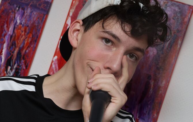 Leonard Soric (14) aus Waiblingen will als "LON" zu Beatbox-Turnier ...