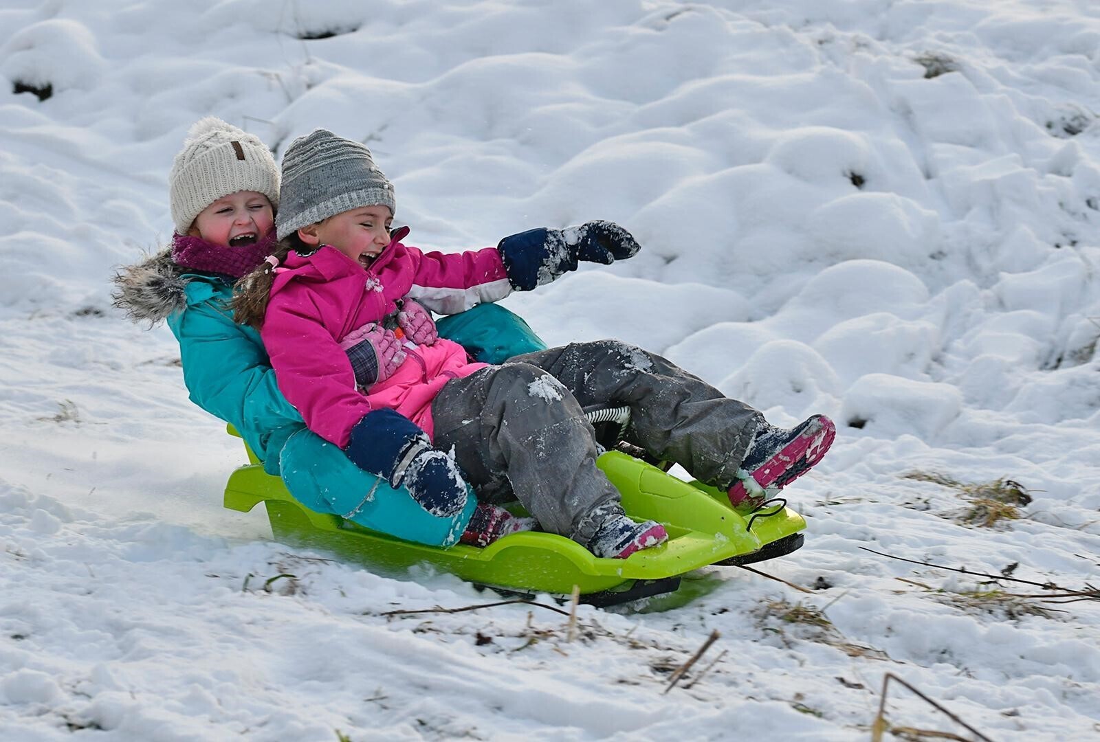 Schlitten-Fahren mit Kindern: Gibt es genug Schnee zum Rodeln ...