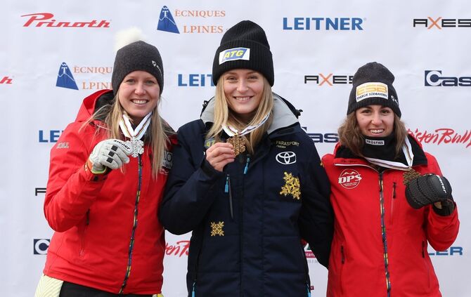 Medaillensammlerin Andrea Rothfuss aus Kernen blickt auf die Para-Ski ...