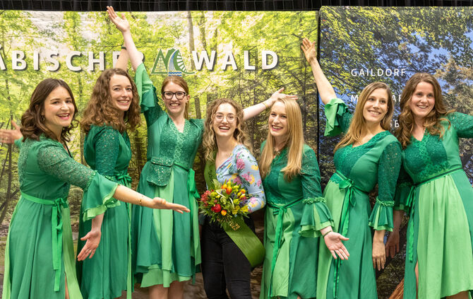 Die neue Schwäbische Waldfee Michelle Fuchs (23) ist eine ...