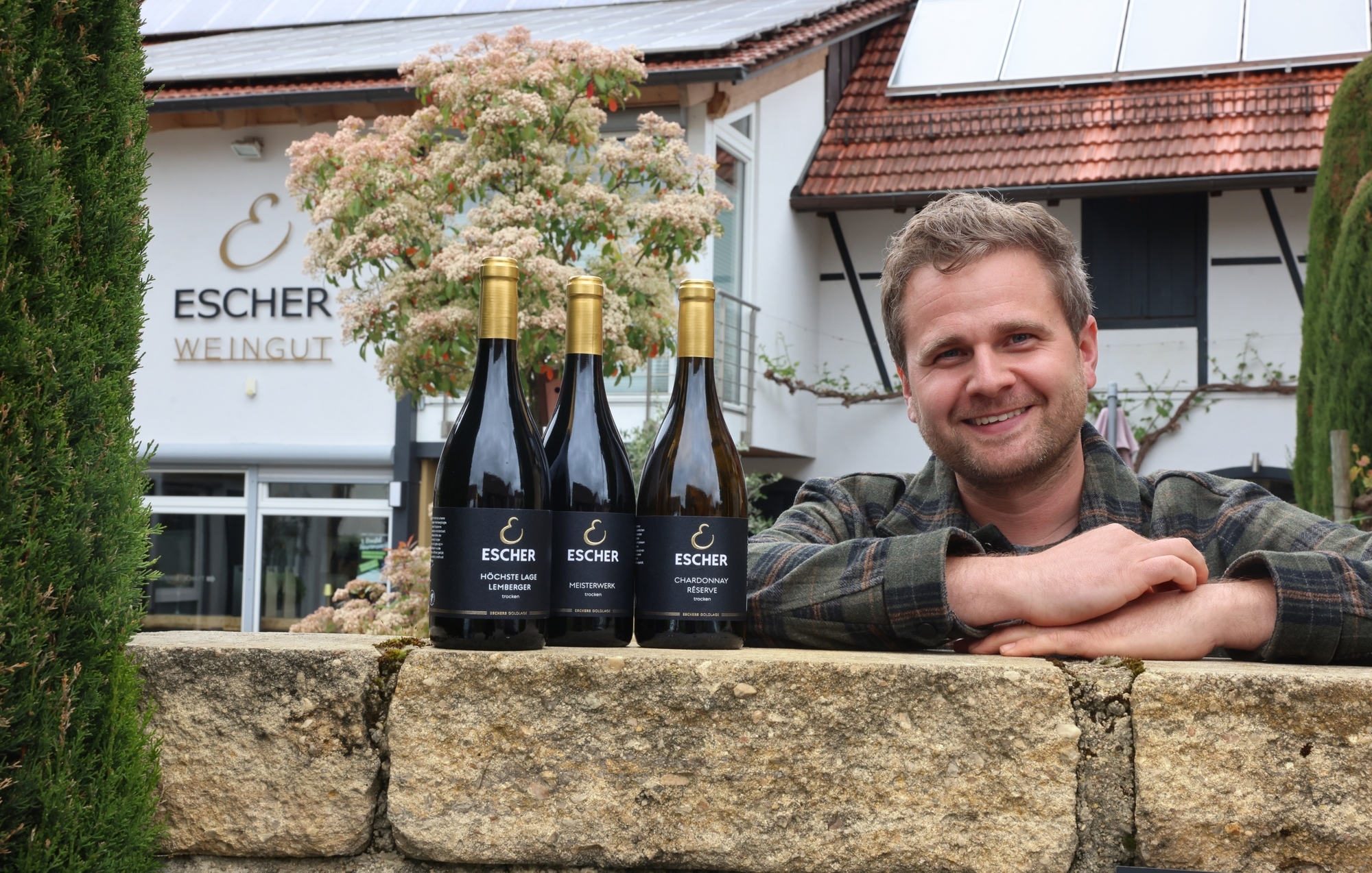 Wein.plus prämiert Weingut Escher aus Schwaikheim als "Entdeckung des ...