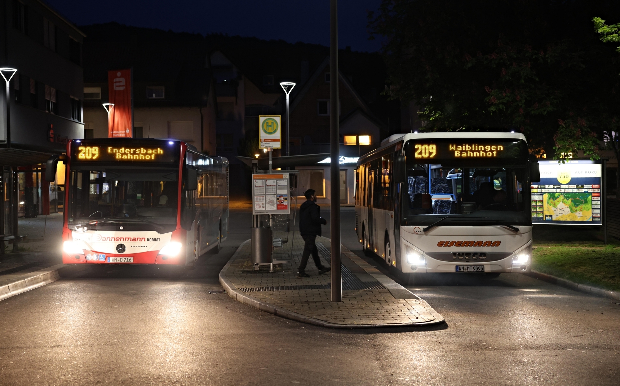 Nur noch im 30-Minuten-Takt: Korb will die Buslinie 209 ausdünnen ...