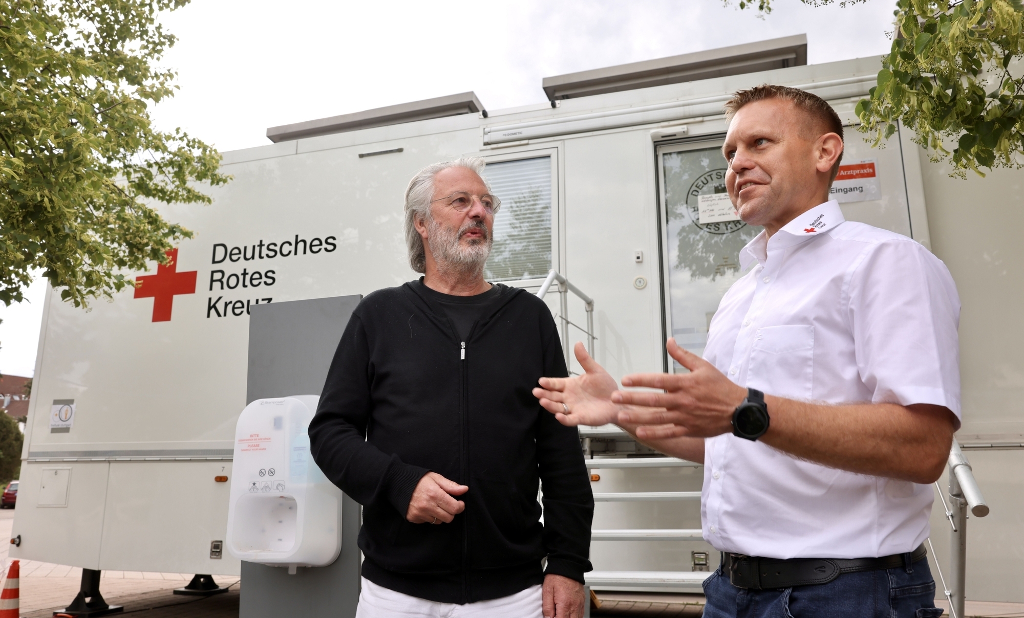 Nach dem Hochwasser gibt es in Rudersberg eine Arztpraxis auf Rädern ...