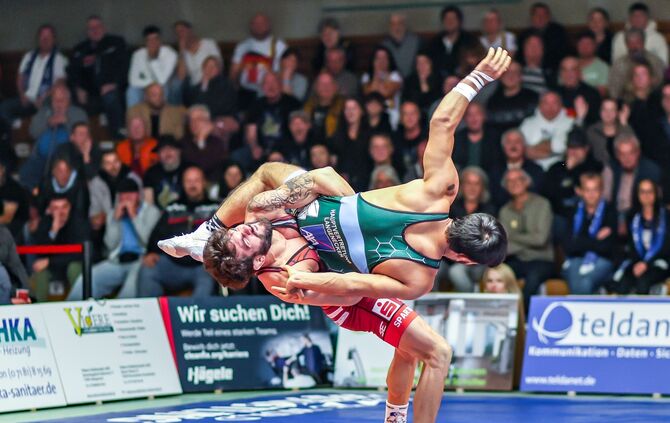 Dritter Sieg der Ringer vom ASV Schorndorf: Die Spartaner-Lawine rollt ...