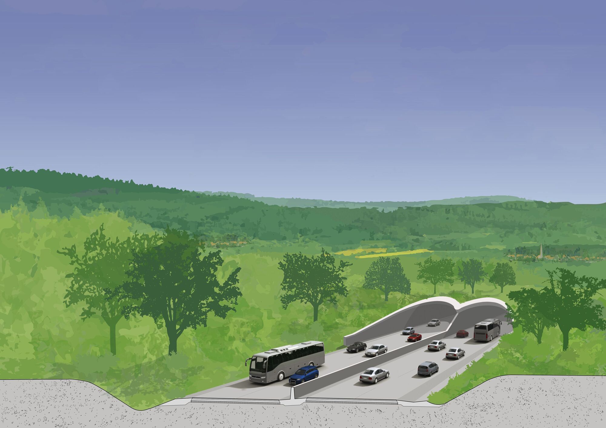 "Grüner Tunnel"? Werbe-Kampagne der Wirtschaft für den umstrittenen ...