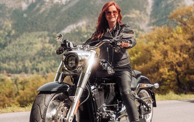 Mit der Harley unterwegs: Warum Sängerin Andrea Berg ein Motorrad ...